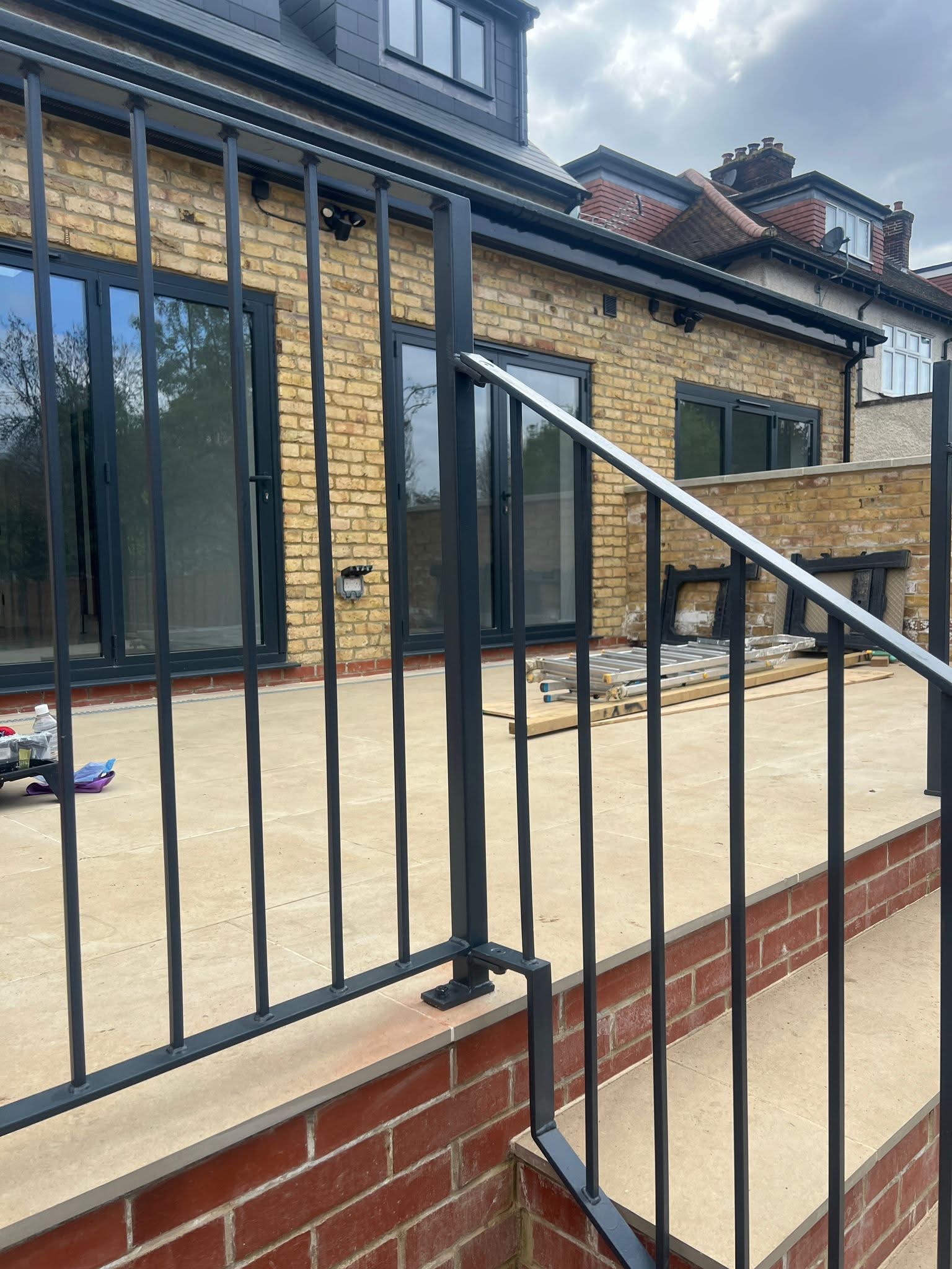 Terrace Balustrades Installation. - Bama Fabrication, Structural ...